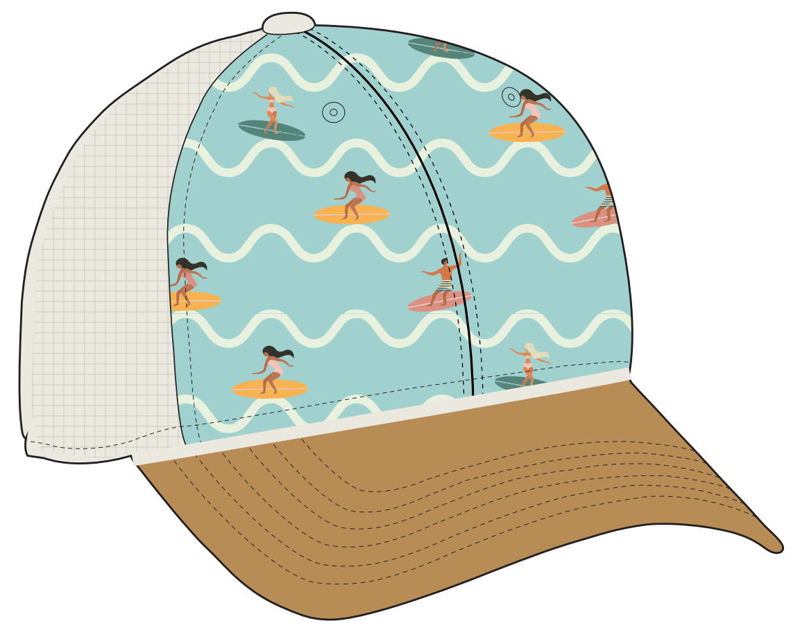 Surfer Babes Trucker Cap – Jack and Sage