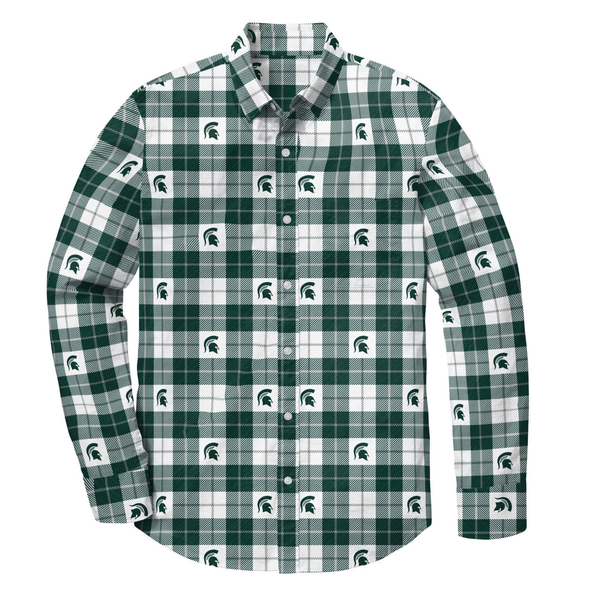 Michigan State Fandom Flannel – Jack and Sage